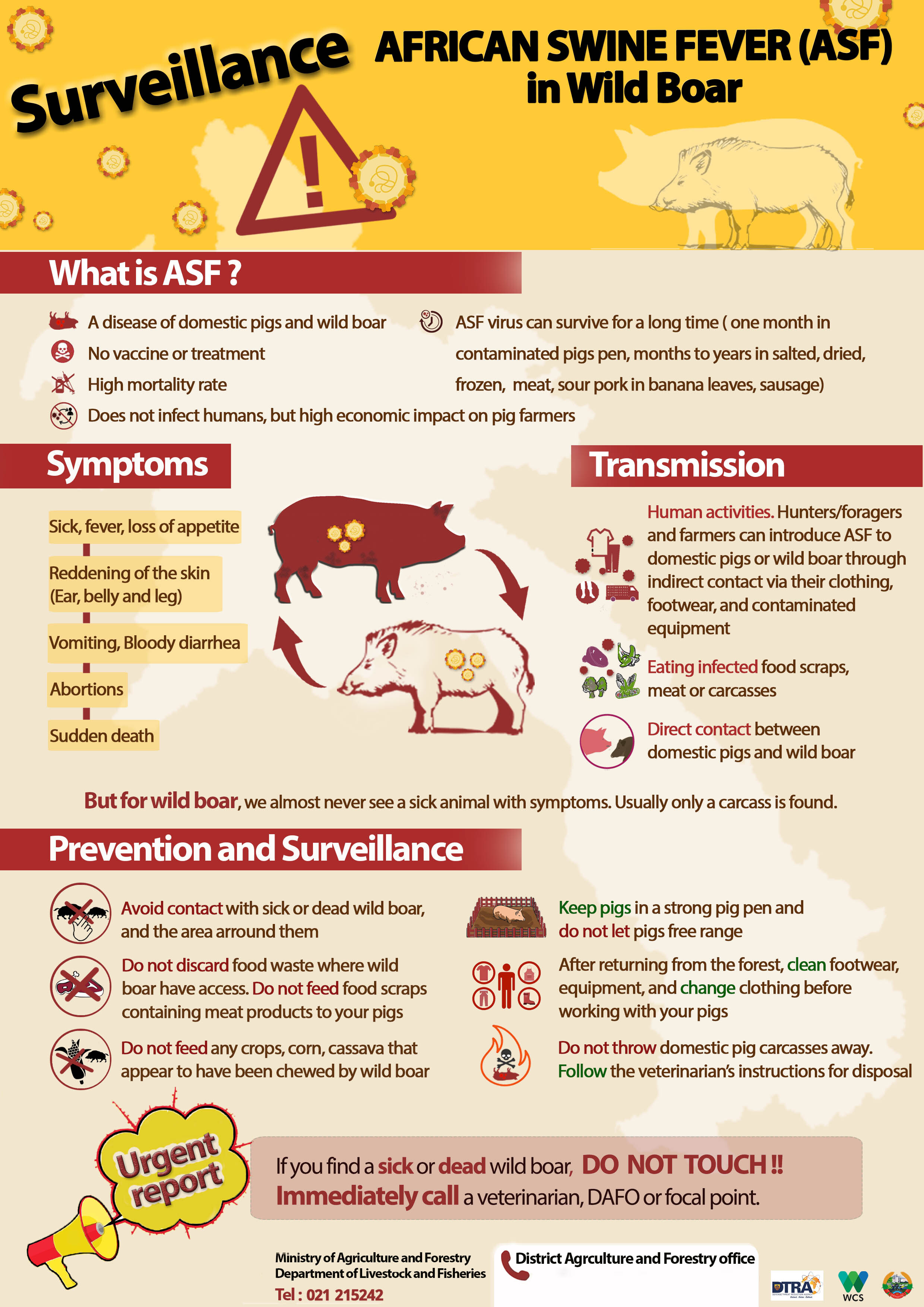 WildHealthNet in Action: African Swine Fever